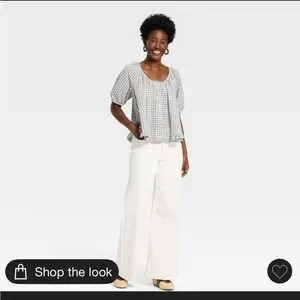 Universal Thread | Jeans | Universal Thread White Highrise Wide Leg ...